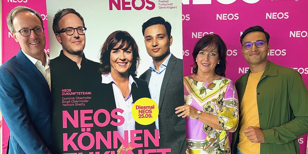 NEOS Tirol stellte sein Zukunftsteam mit Oberhofer, Obermüller und Shetty vor | 9 | 2022 ...