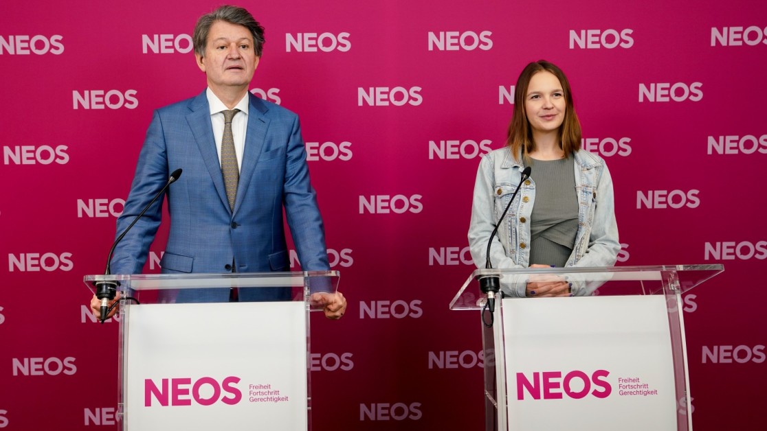 Wir NEOS holen uns Schlüsselrollen für eine starke EU und freie Ukraine ...